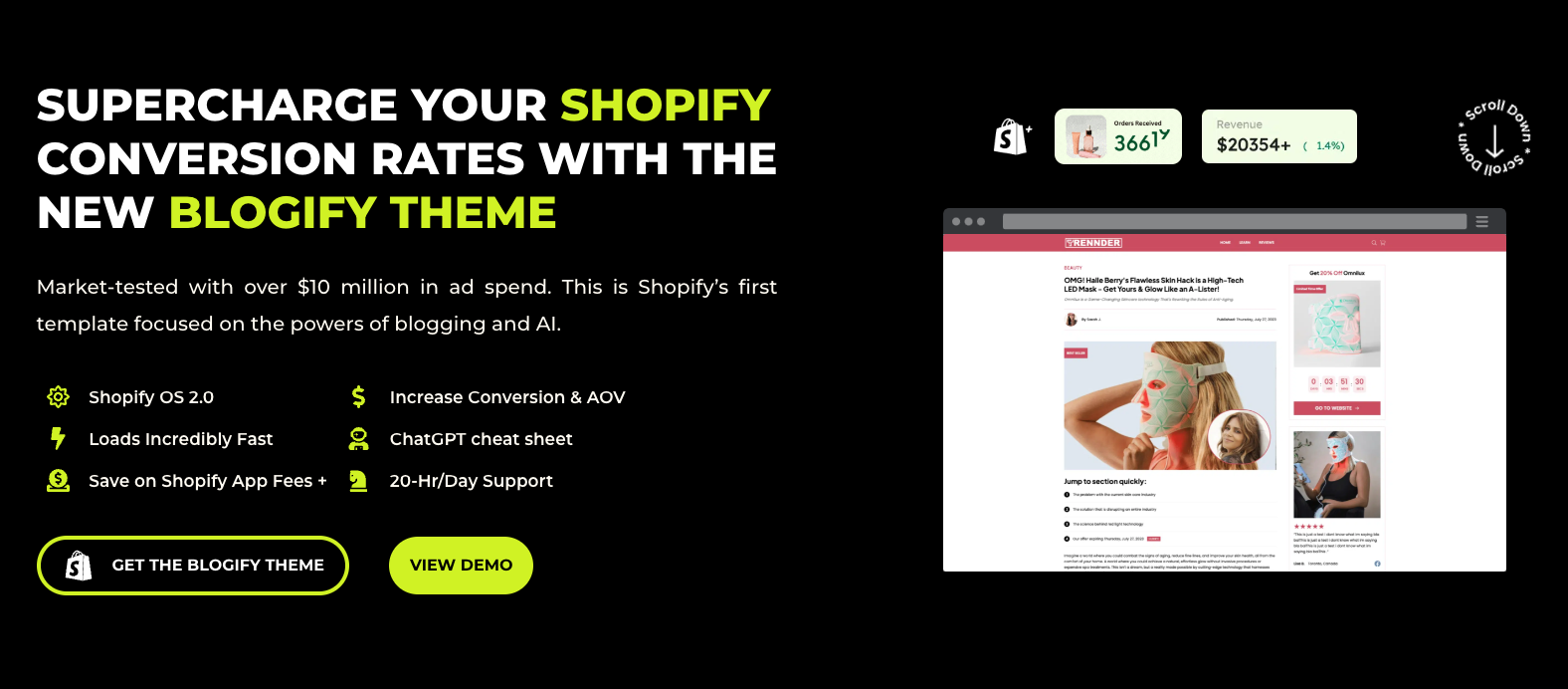 Blogify Shopify Theme | Amazing Launch Price $149